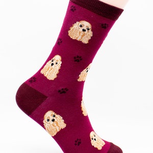 Cocker Spaniel Dog Breed Lightweight Stretch Cotton Adult Socks - Etsy