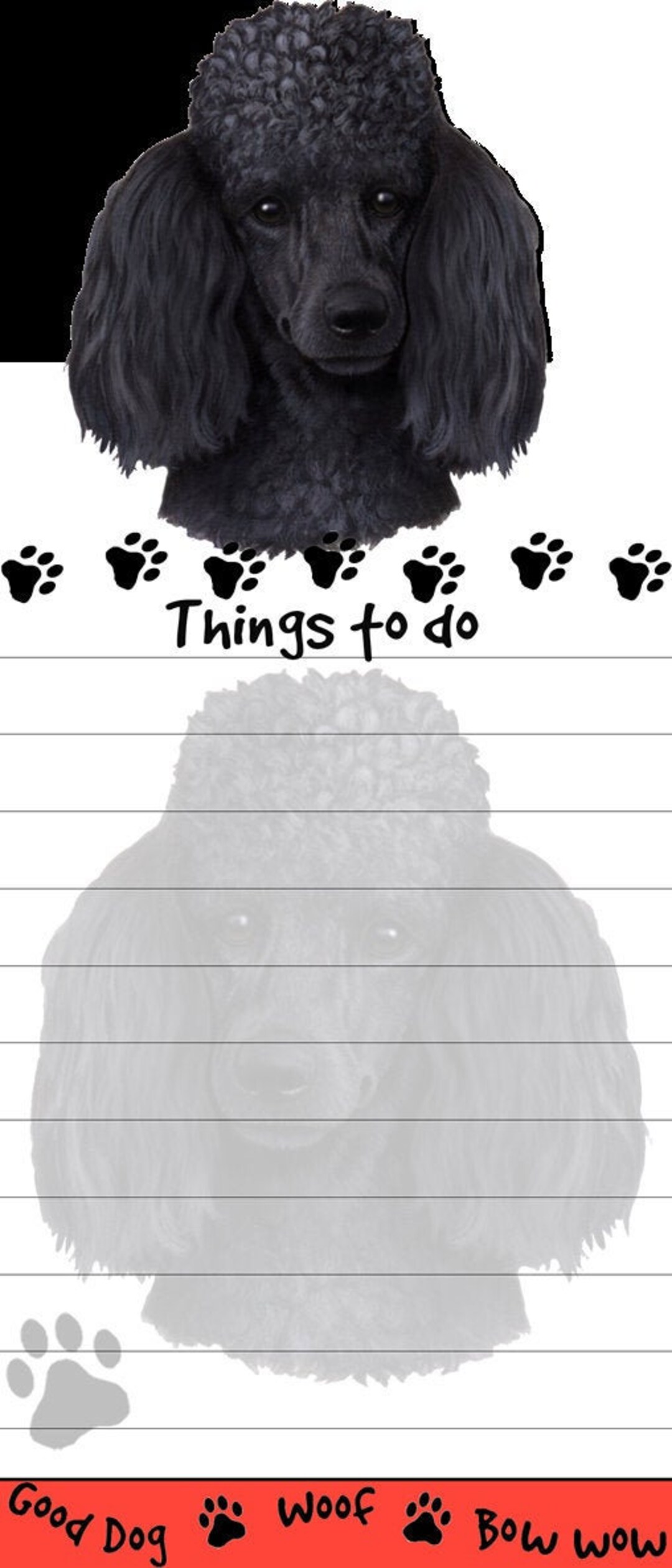 Assorted Poodle Magnetic Post It Dog Breed Stationery Notepad - Etsy