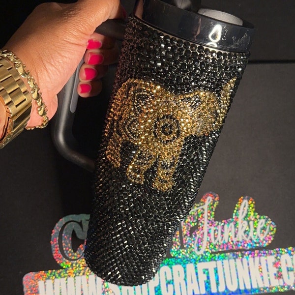 Rhinestone Stanley Tumbler - Etsy