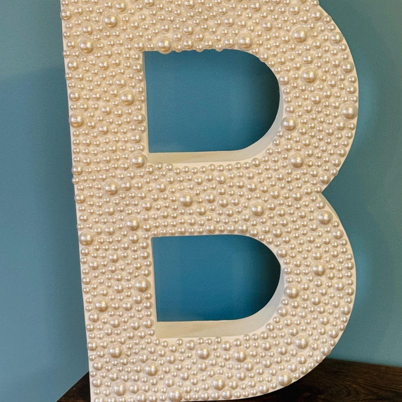 Pearl Iron on Letters - Etsy