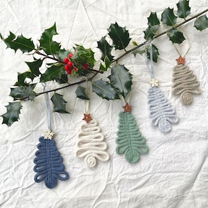Natural Cotton Rope Tree Decoration - Etsy