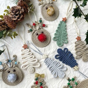 Natural Cotton Rope Tree Decoration - Etsy