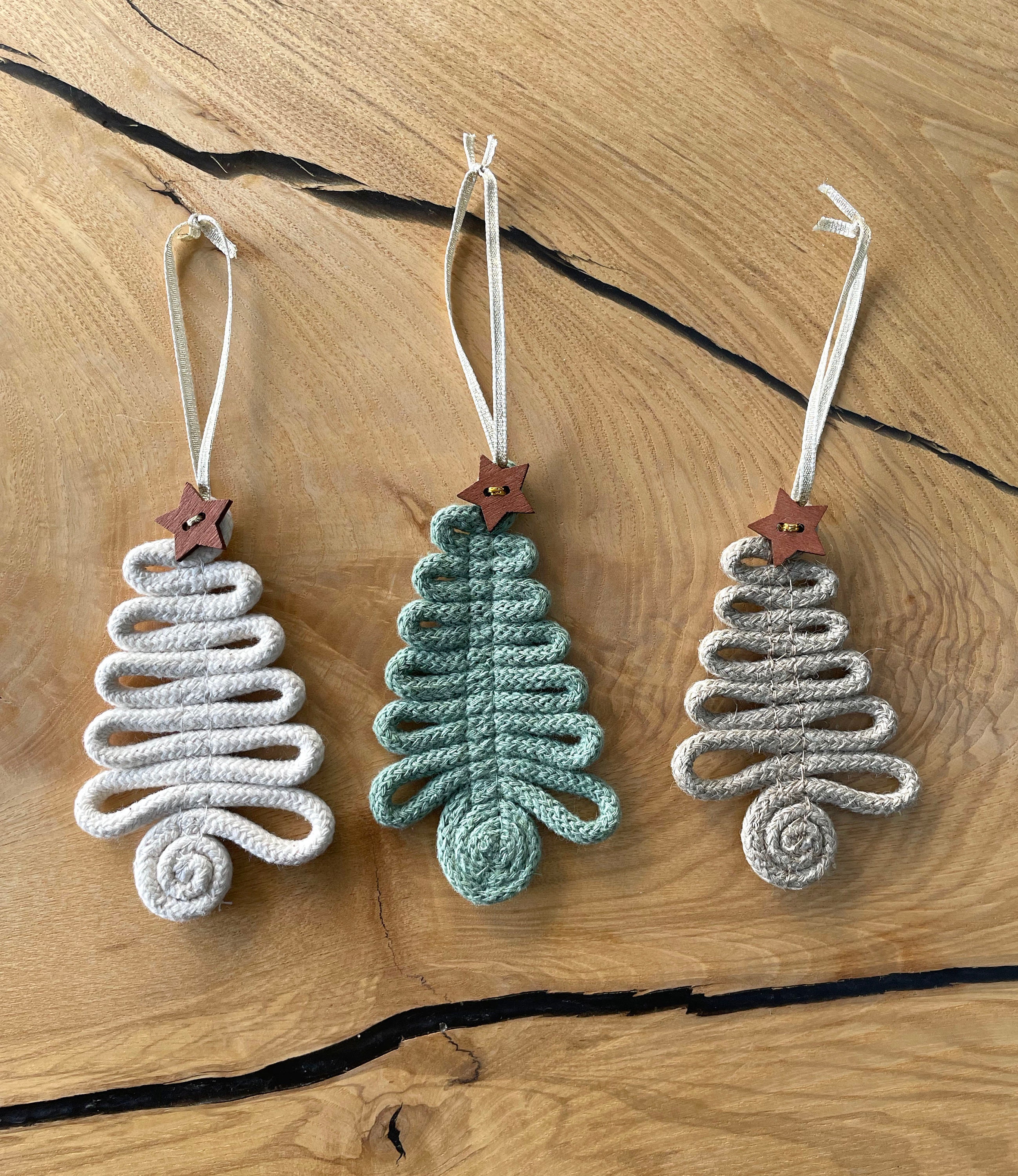 Hemp Christmas Tree Ornament - Etsy