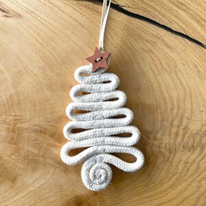 Natural Cotton Rope Tree Decoration - Etsy