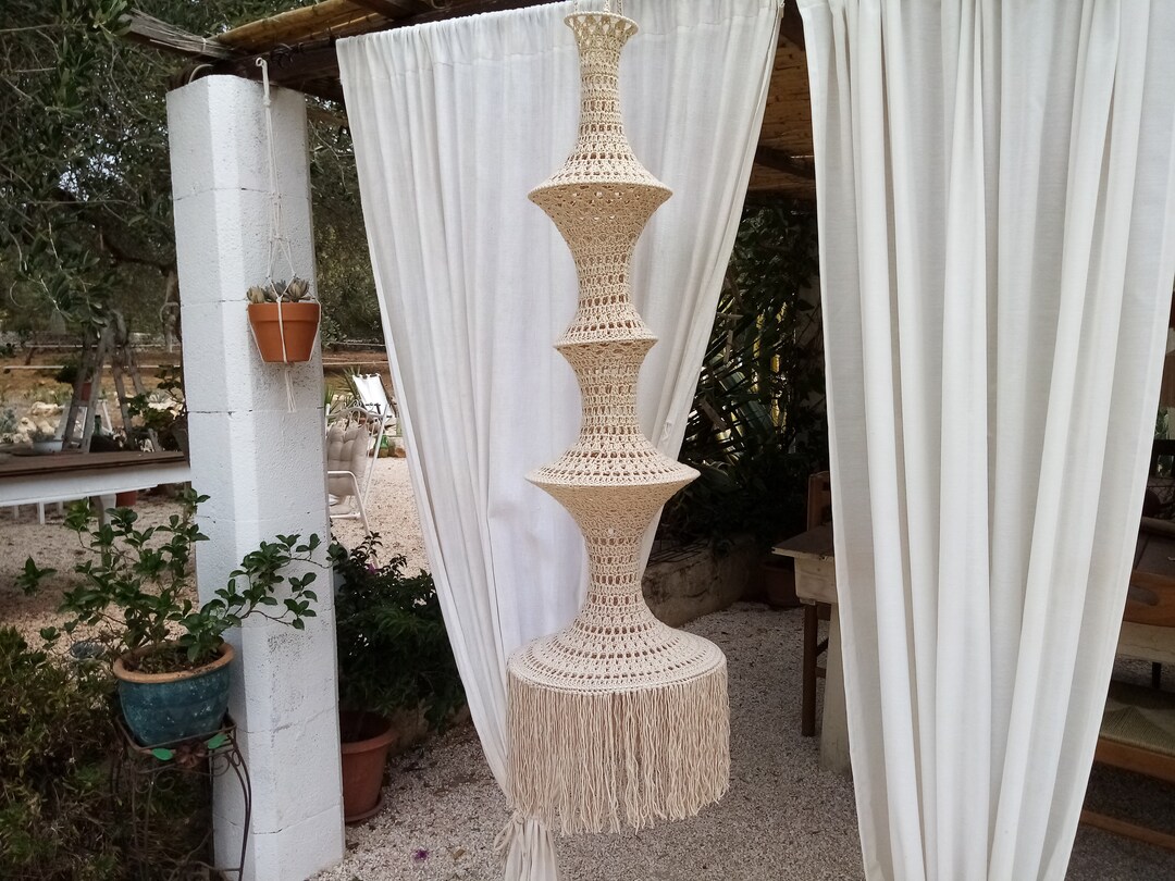 Lampshade Boho Decor Livingroom Lamp Shade Ibiza Garden Decor Ibiza ...