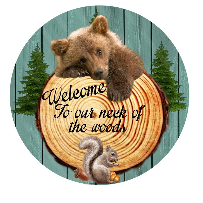 Welcome to Our Neck of the Woods - Etsy