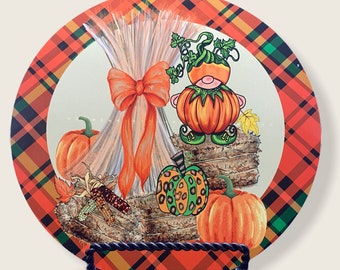 Fall Wreath Sign, 6x12 Sign, Metal Wreath Sign, Wreath Attachment ...