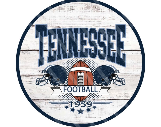 Tennessee Football Wreath Sign, Signs for Wreaths, Wreath Enhancement ...