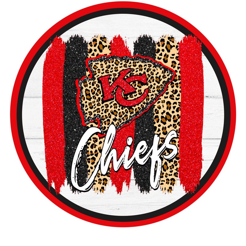Kc Chiefs Leopard Png - Etsy