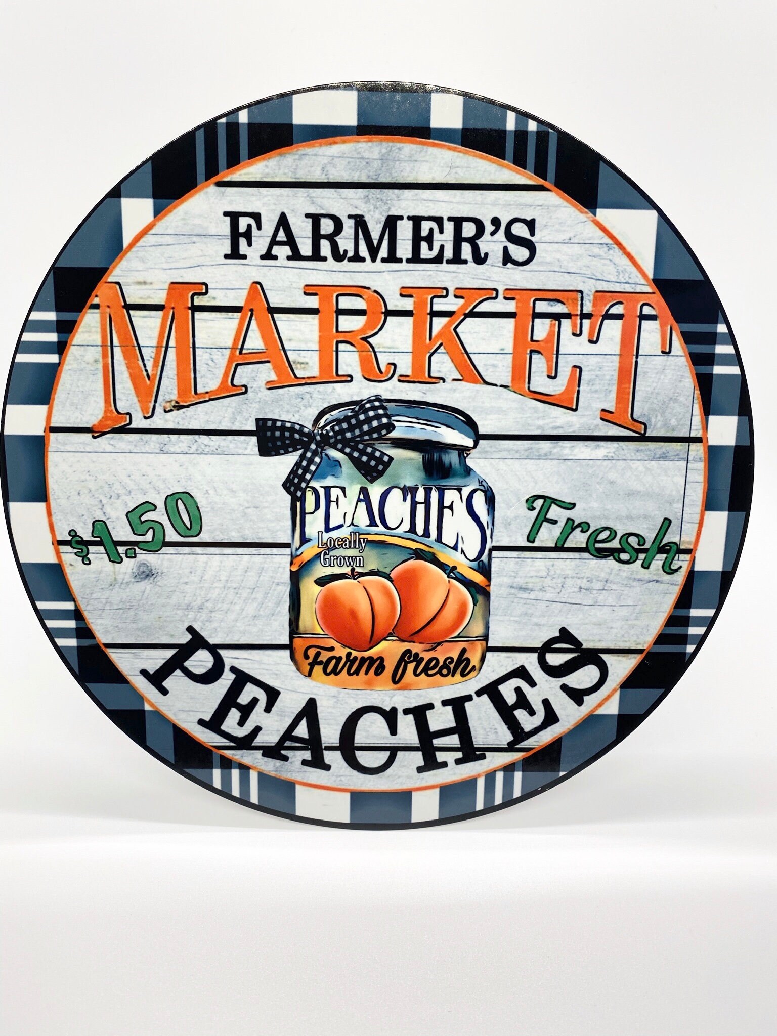 Peaches Welcome Wreath Sign Signs for Wreaths Wreath - Etsy