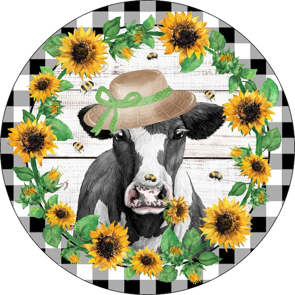 Cow Signs for Wreaths - Etsy