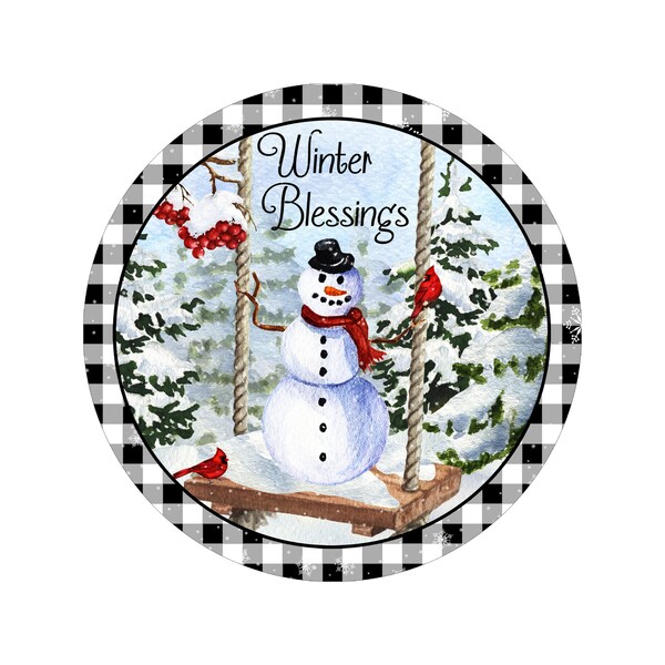 Snowman Wreath Sign - Etsy