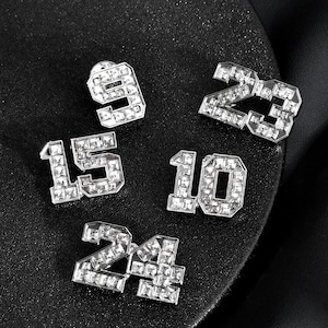 Custom Player/team Numbers Pin,jersey Number Pin for Soccer Baseball ...