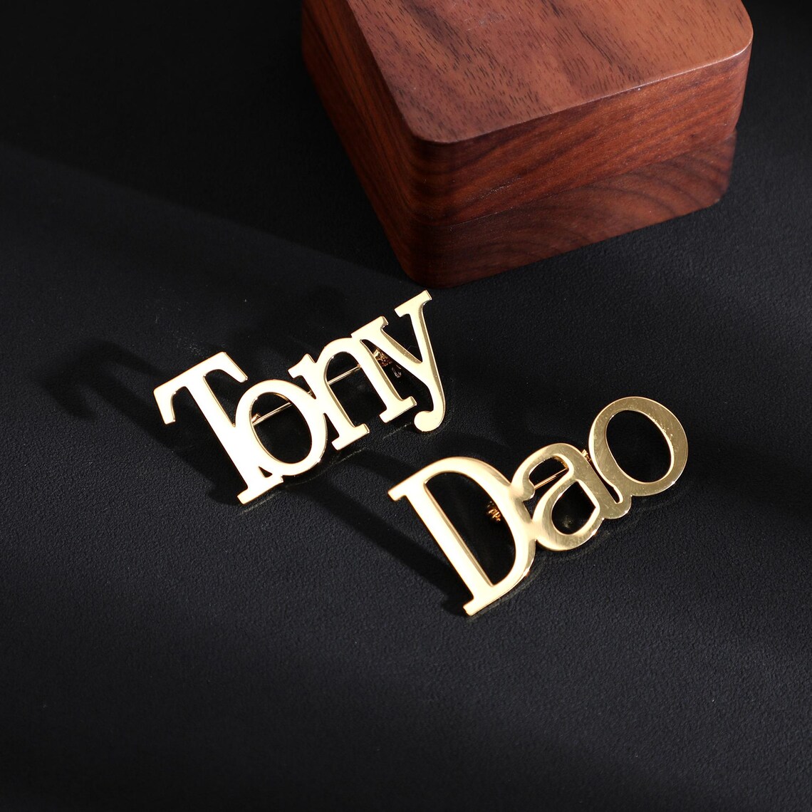 Personalized Name Lapel Pin - Customized Name Brooch - Groom Wedding ...