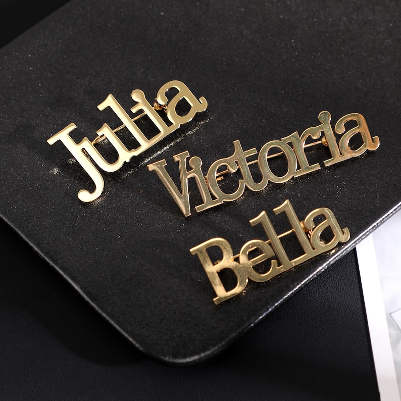 Custom Name Lapel Pin for Team Members,custom Made Name Brooch Pins ...