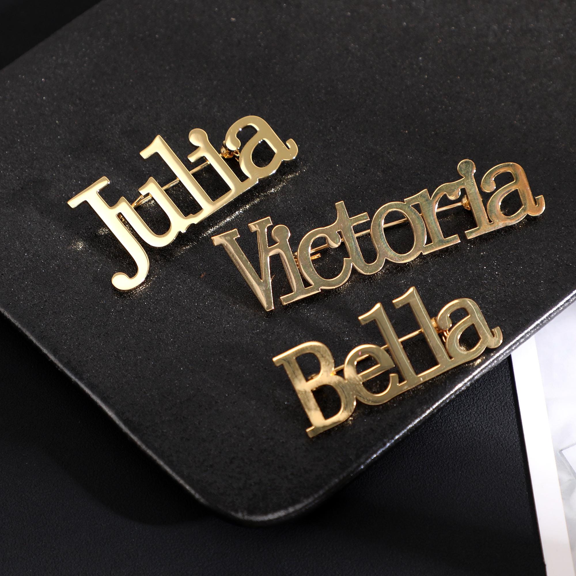 Custom Name Lapel Pin for Team Members,custom Made Name Brooch Pins ...