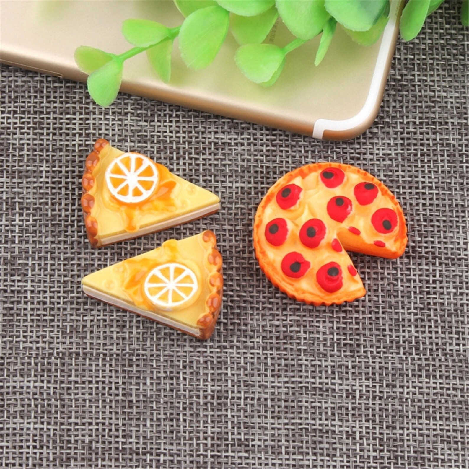 10pcs Flatback Resin Foods Hamburger Bread Pizza Resin - Etsy