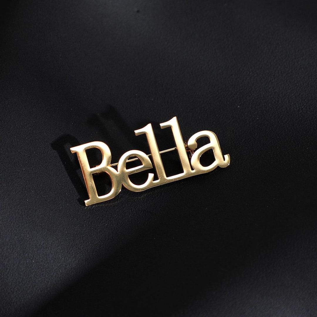 Personalized Name Lapel Pin - Customized Name Brooch - Groom Wedding ...