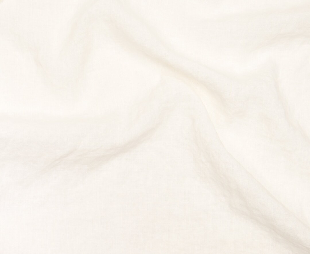 Wide Linen Fabric off White Stone Washed Wide, Width 250 Cm by the Yard ...
