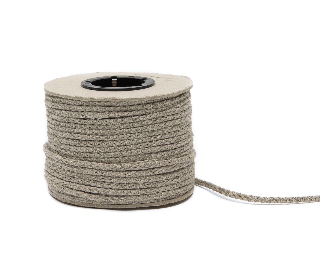 Linen Rope Natural Braided 50 Meters/5468 Yards - Etsy