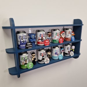 Funko Pop Soda Can Display Shelf, Wall Display Unit, MDF, Pop Storage ...