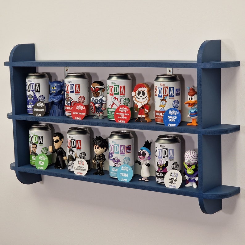 Funko Pop Soda Can Display Shelf, Wall Display Unit, MDF, Pop Storage ...