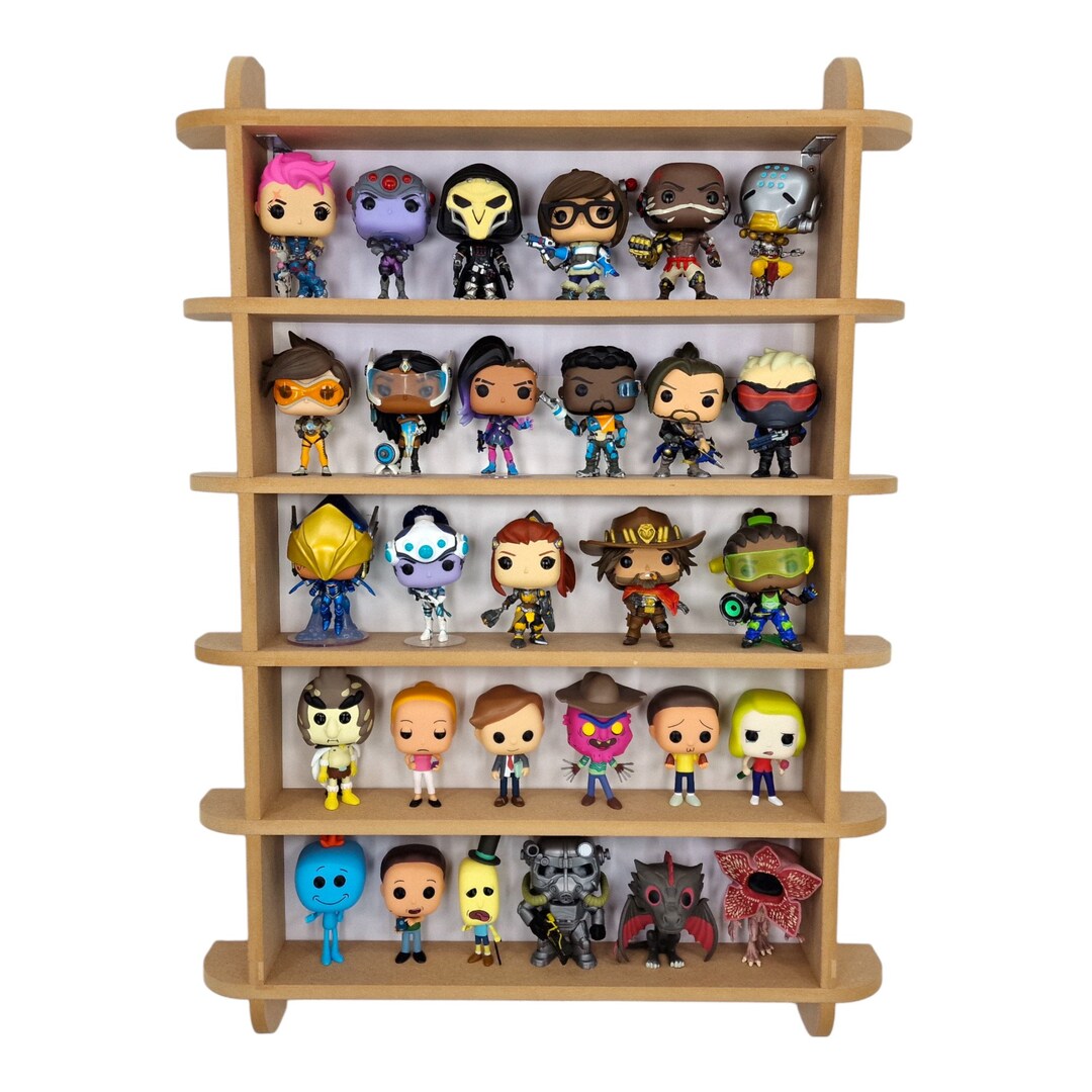 Funko Pop Display Shelf, for Unboxed Pops Wall Display Unit, MDF, Pop ...