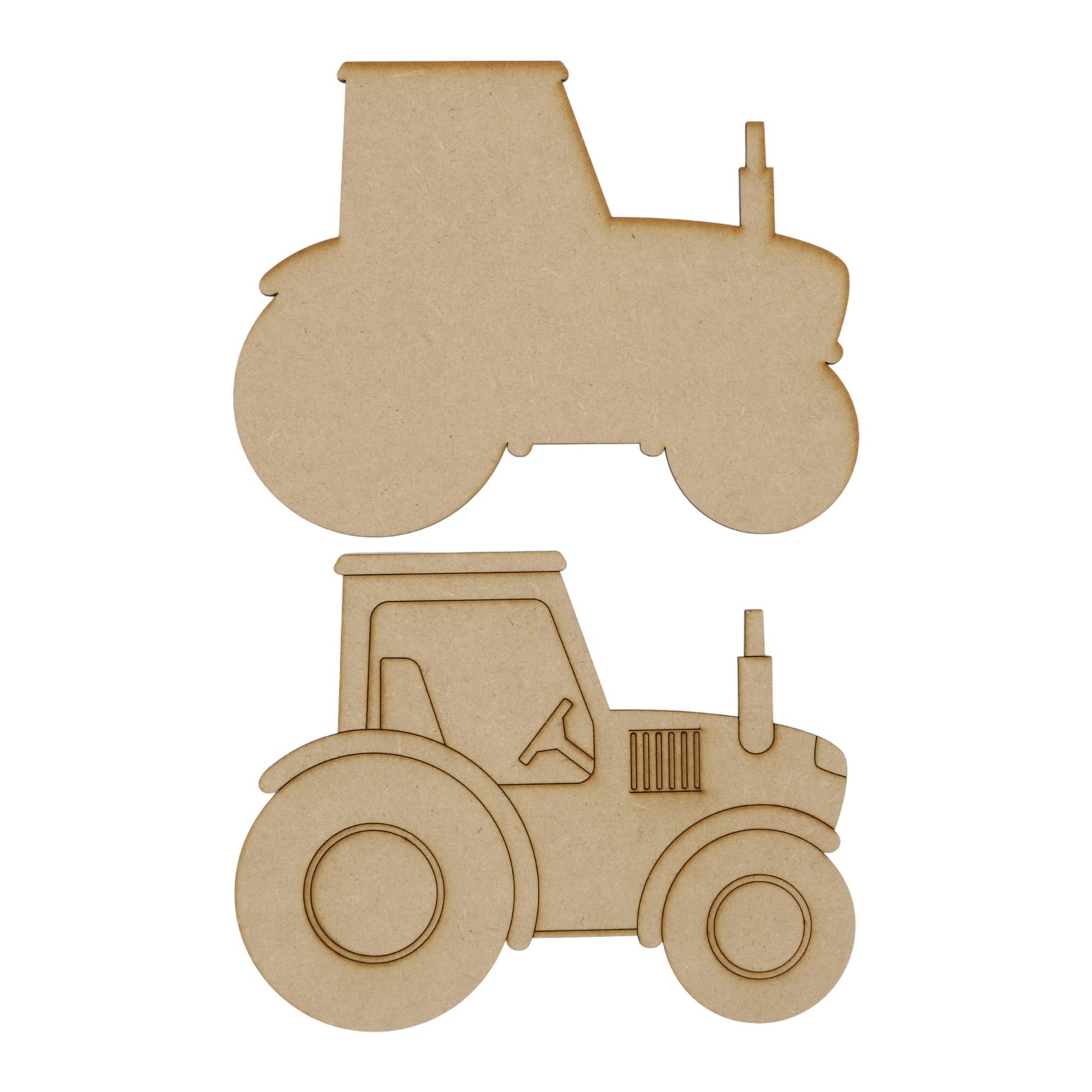 MDF Extra Large Tractor Laser Cut Blanks Craft Shapes Embellishments ...