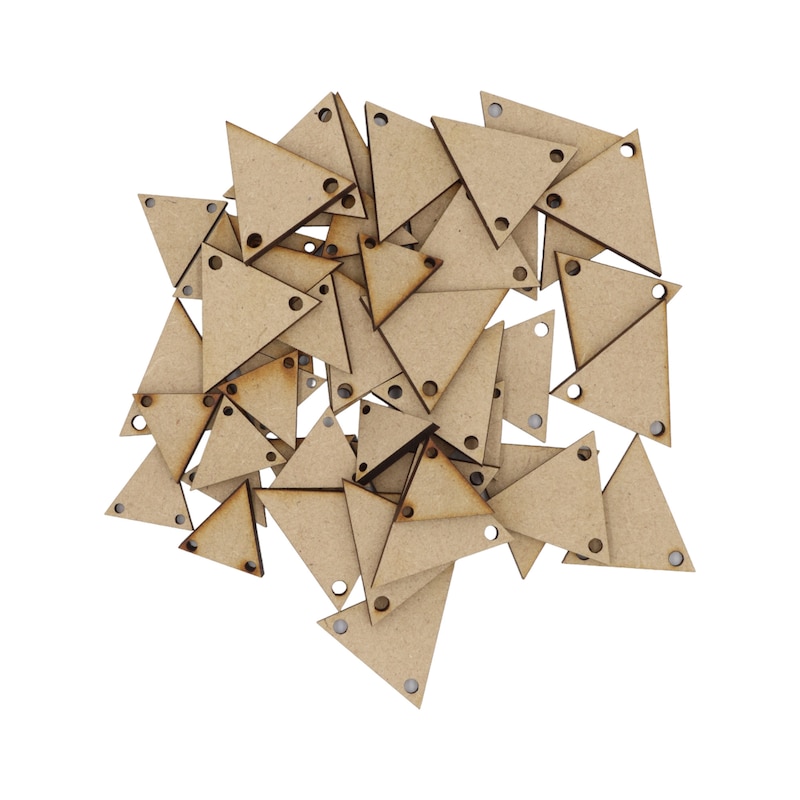 Wood Triangles Trees - Etsy UK