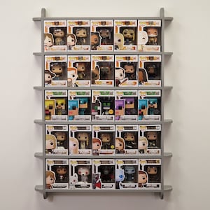 Funko Pop Display Shelf, Wall Display Unit, MDF, Pop Vinyl, Storage for ...