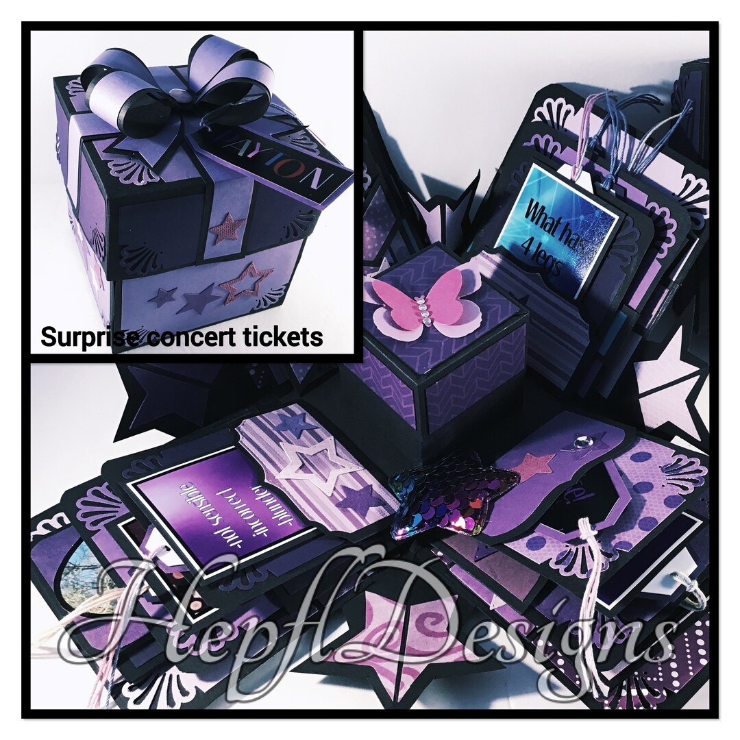 SURPRISE EXPLOSION BOX Surprise Vacation Farewell Bon Voyage Surprise ...