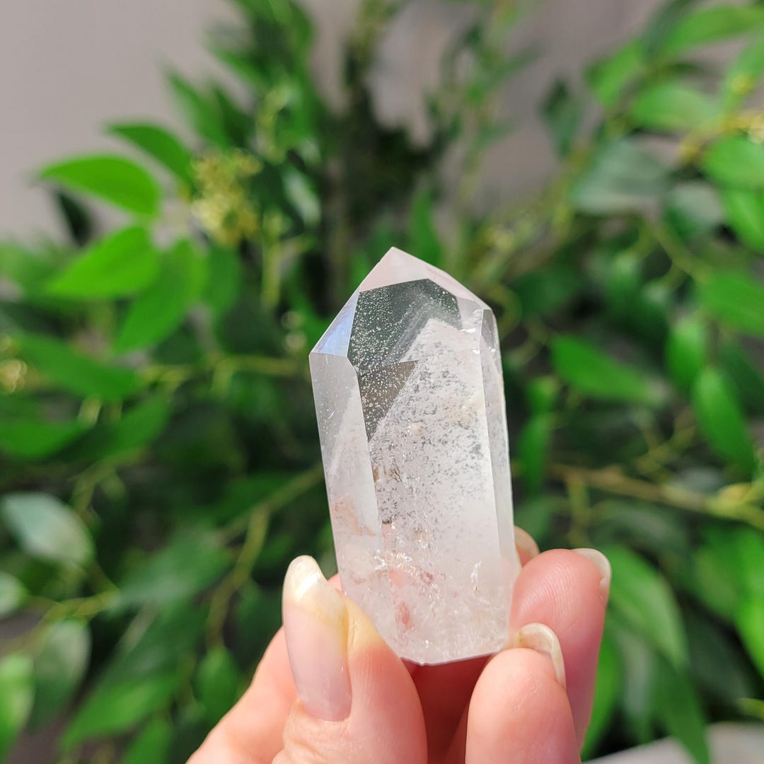 White Chlorite Phantom Quartz Tower - Etsy