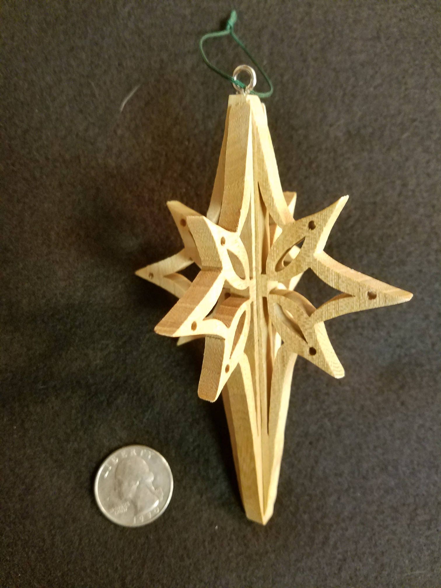 Handmade 3D Christmas Star Ornament - Etsy