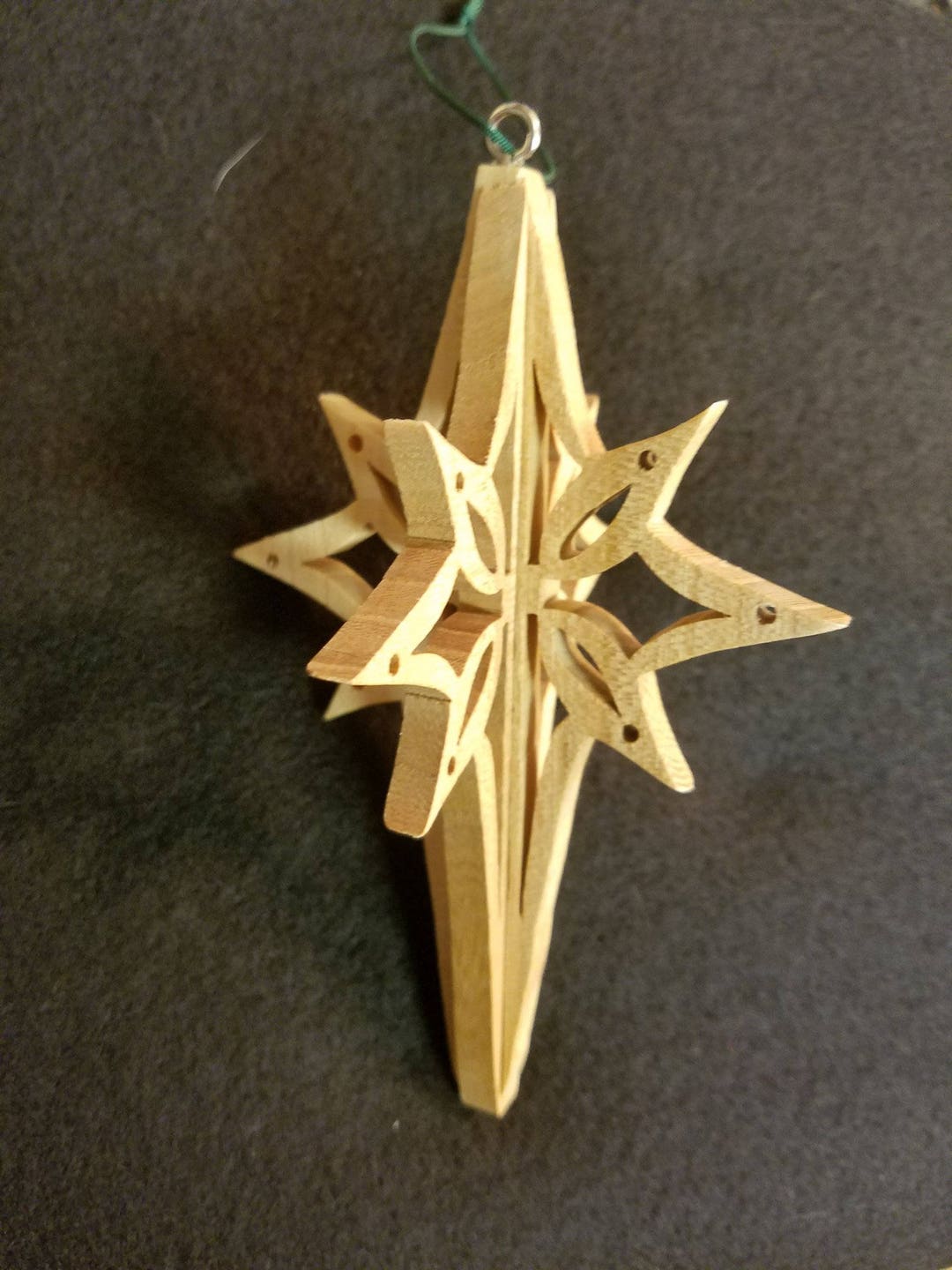 Handmade 3D Christmas Star Ornament - Etsy