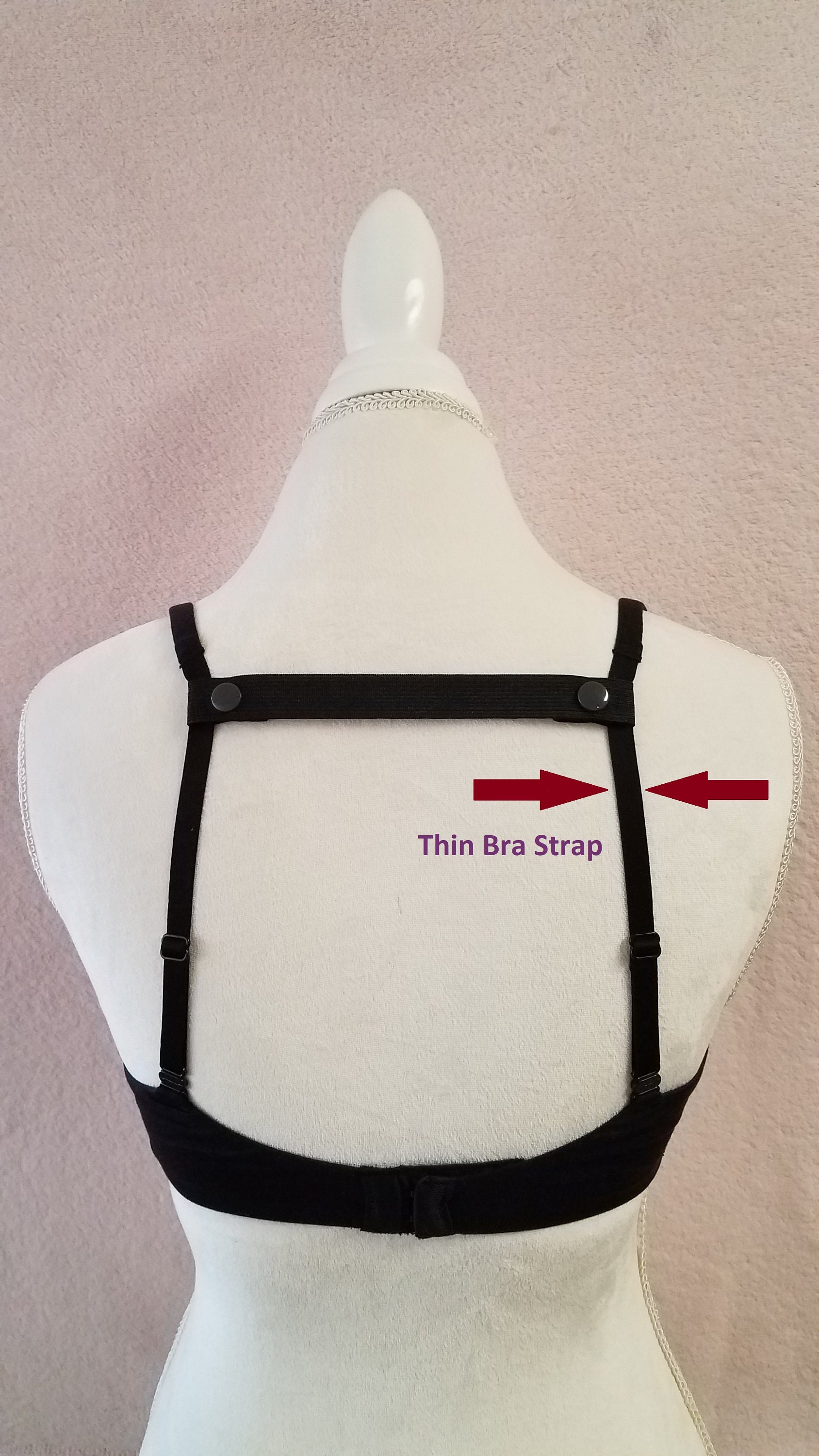 The Most Comfortable "bra Strap Holder" You'll Ever Have (black), Free ...