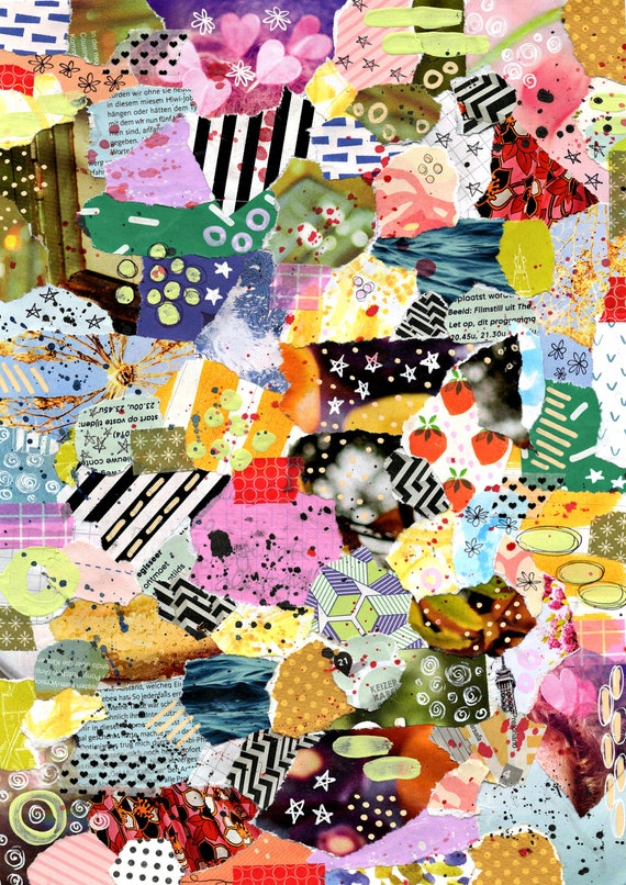 Set of 2 Spring Time Mixed Media Paper Colourful Stationary Journaling ...
