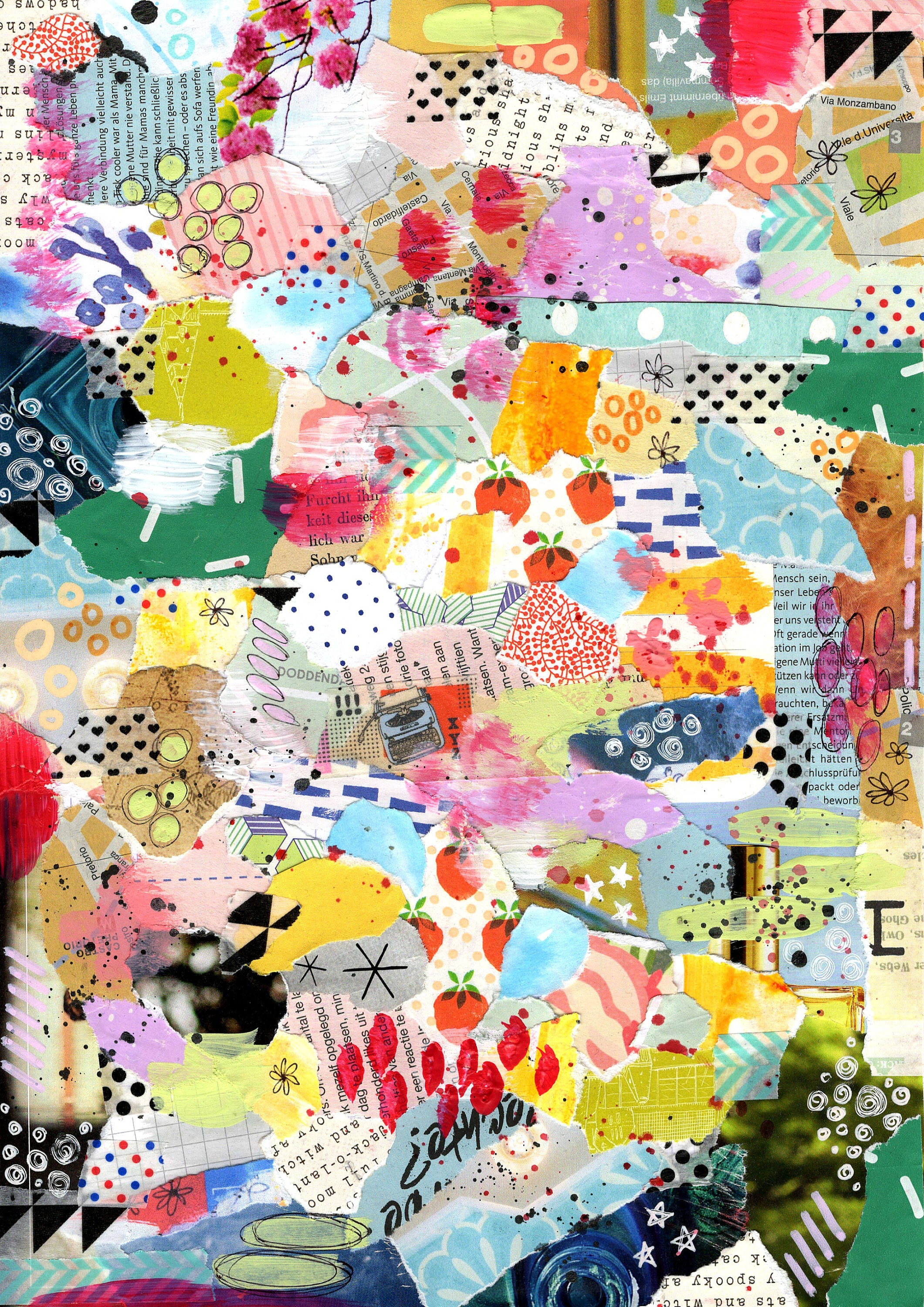 Collage Sheet Printables Set of 2 Journalfodder // Mixed | Etsy