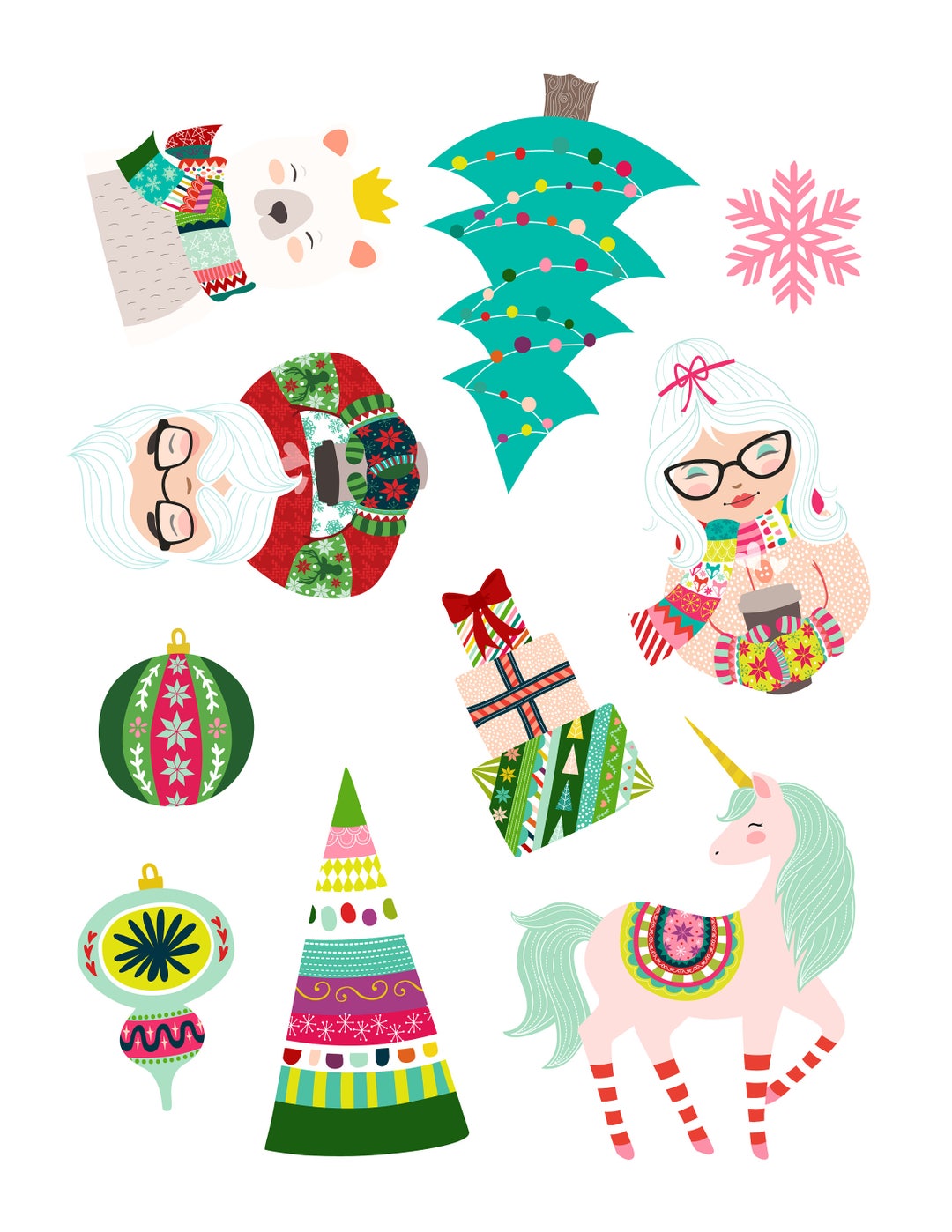 Hip Holiday - Icon Pack 3 - Etsy