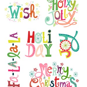Hip Holiday - Word Pack - Etsy