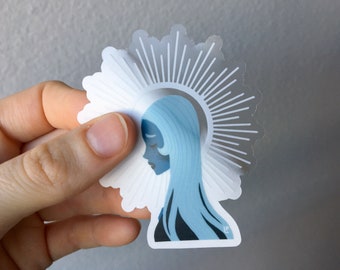 Blue Diamond Sticker - Etsy