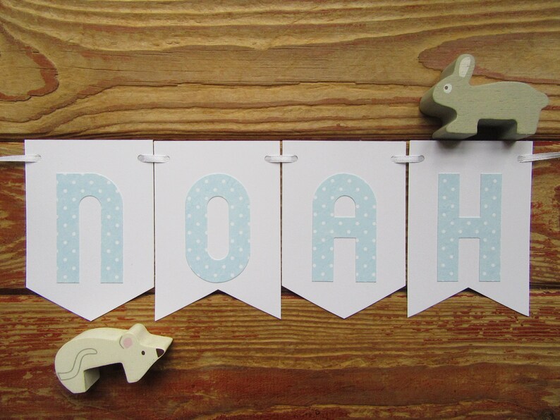 Personalised Banner. Spotty Bunting Personalised Bunting - Etsy UK