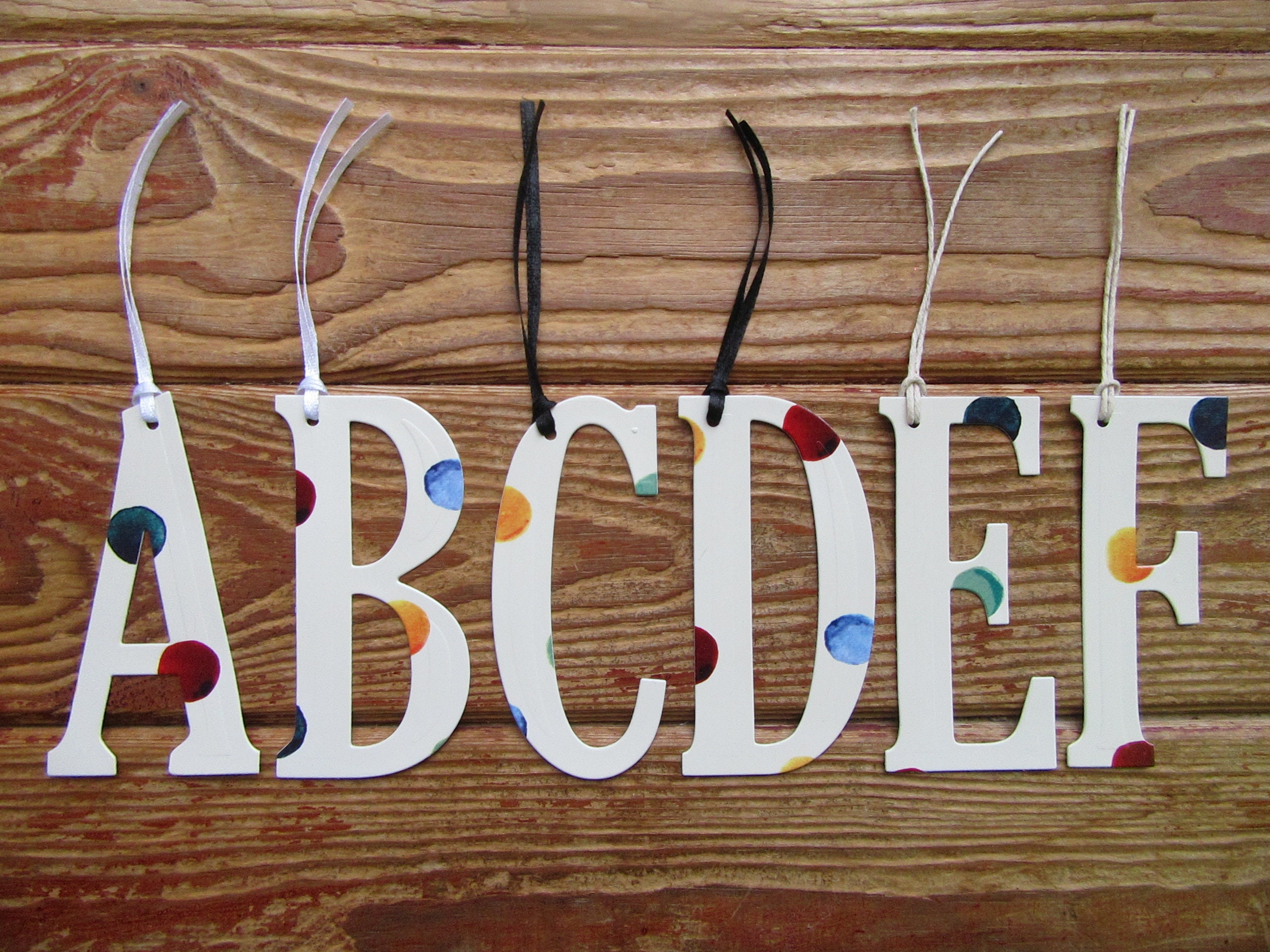 Letter Gift Tags. 14 Designs, Emma Bridgewater Inspired Gift Tags ...