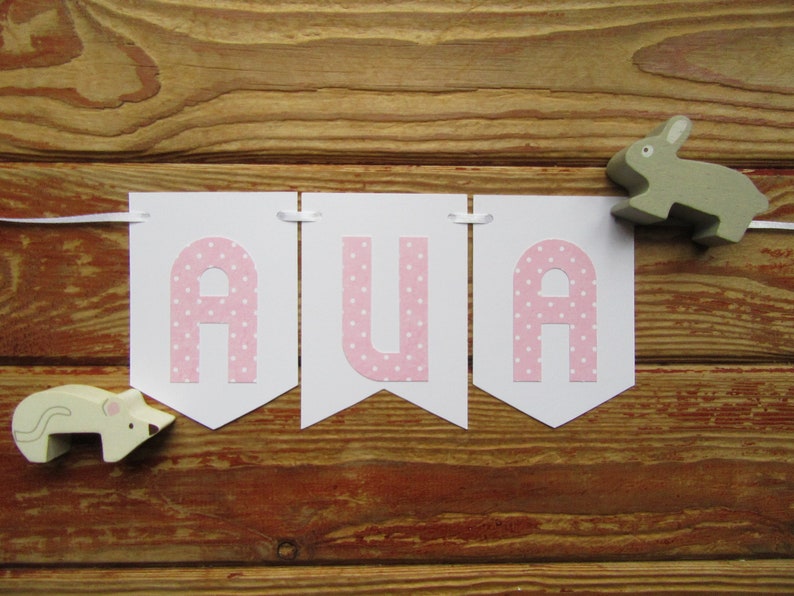 Personalised Banner. Spotty Bunting Personalised Bunting - Etsy UK