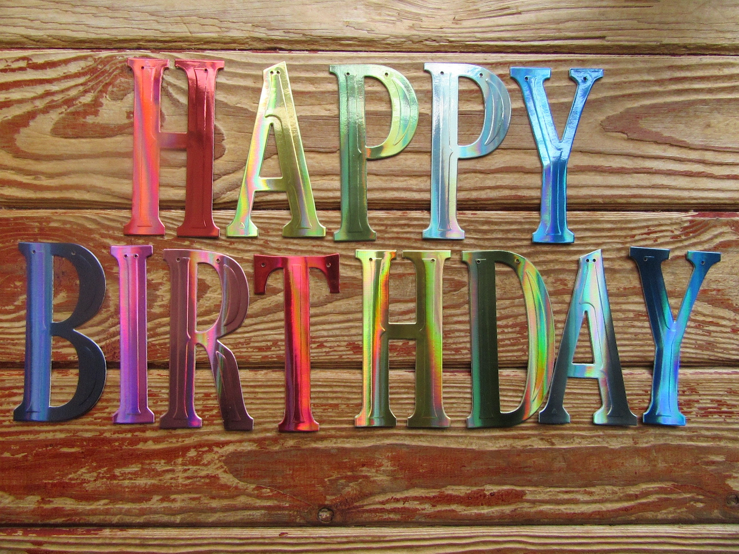 Arco iris feliz cumpleaños banner brillo feliz cumpleaños | Etsy