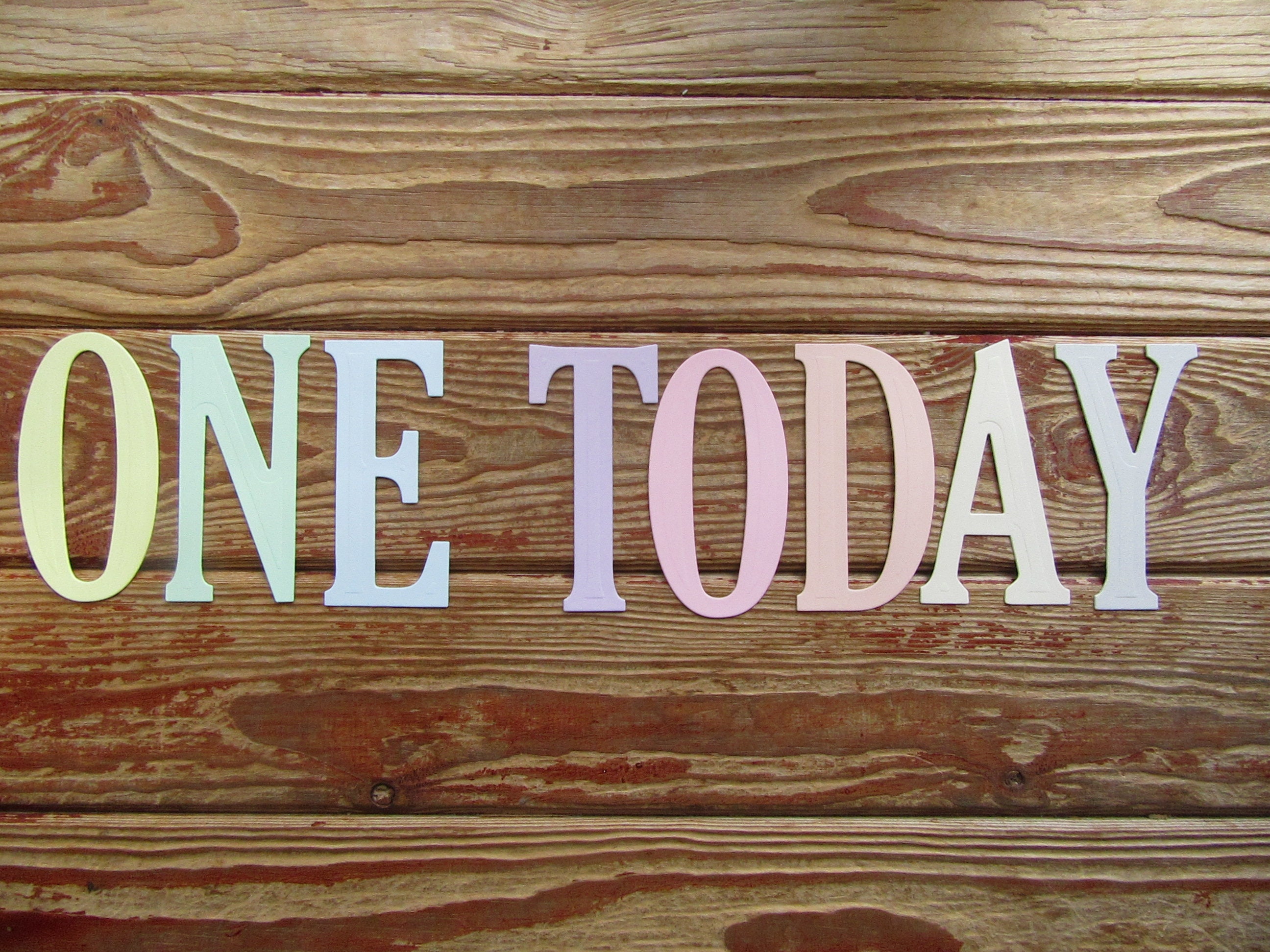 One today birthday banner Age birthday banner. Childs age | Etsy