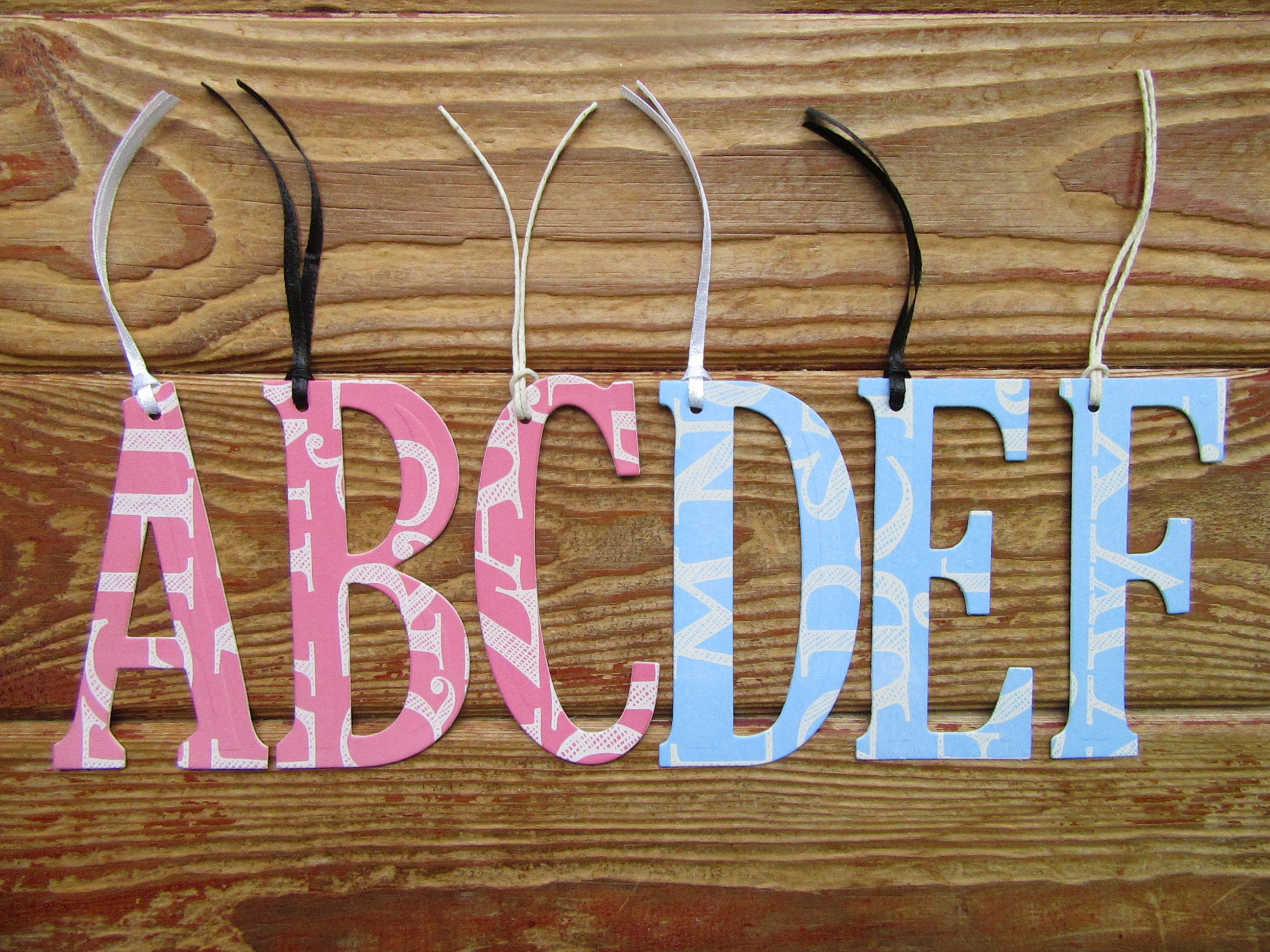 Letter Gift Tags. 14 Designs, Emma Bridgewater Inspired Gift Tags ...