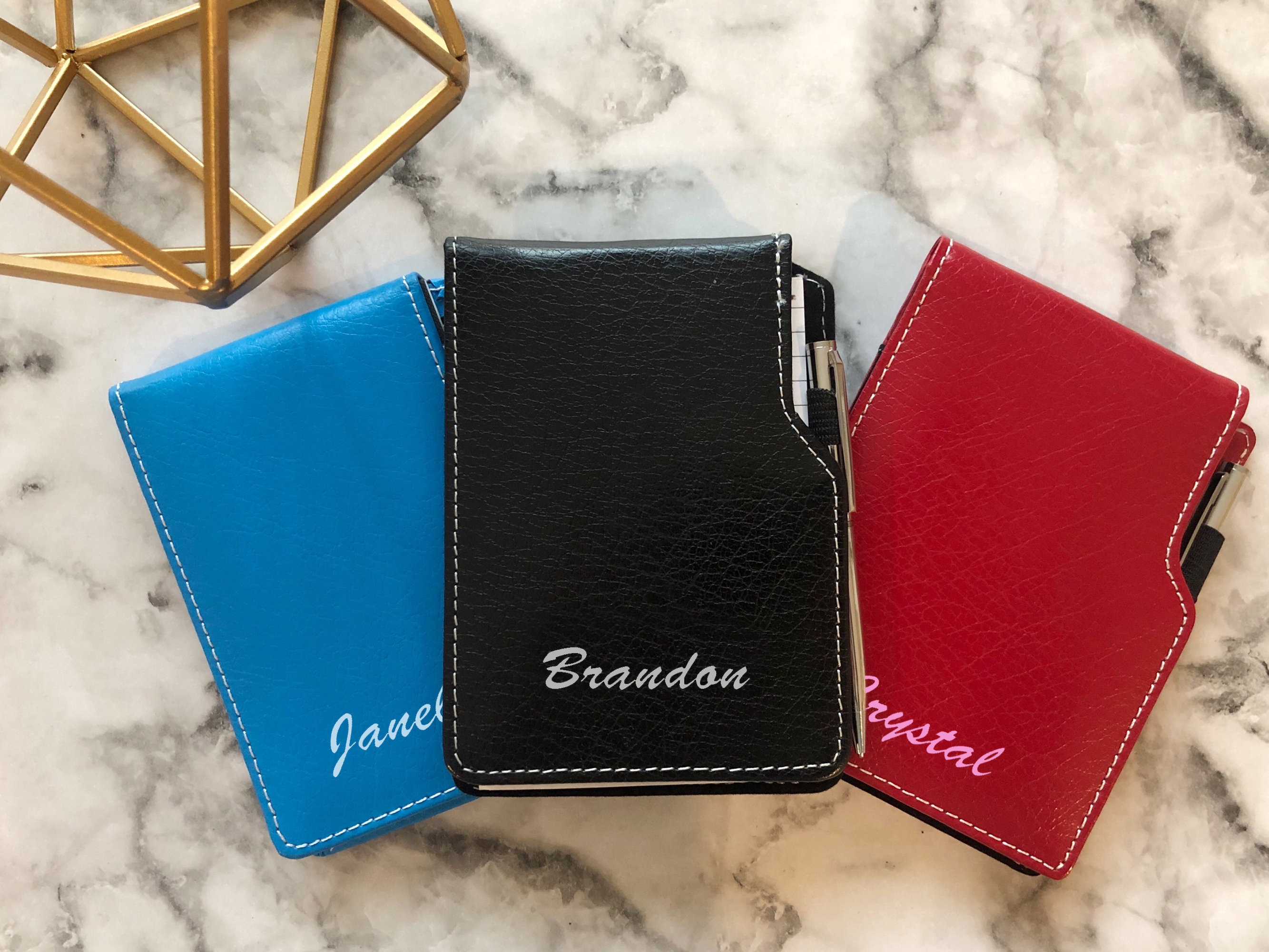 Personalized Customized MIni Writing Sales Leather Business | Etsy