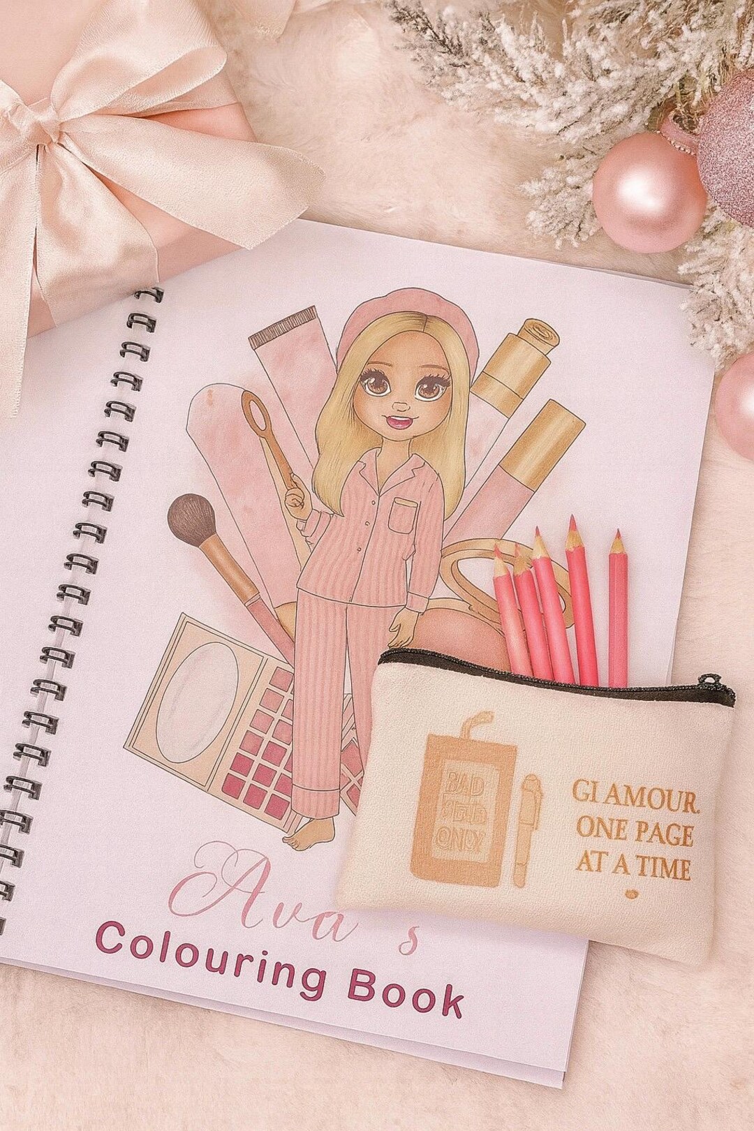 Personalized Makeup Colouring Book | P. Louise Style Activity Book ...