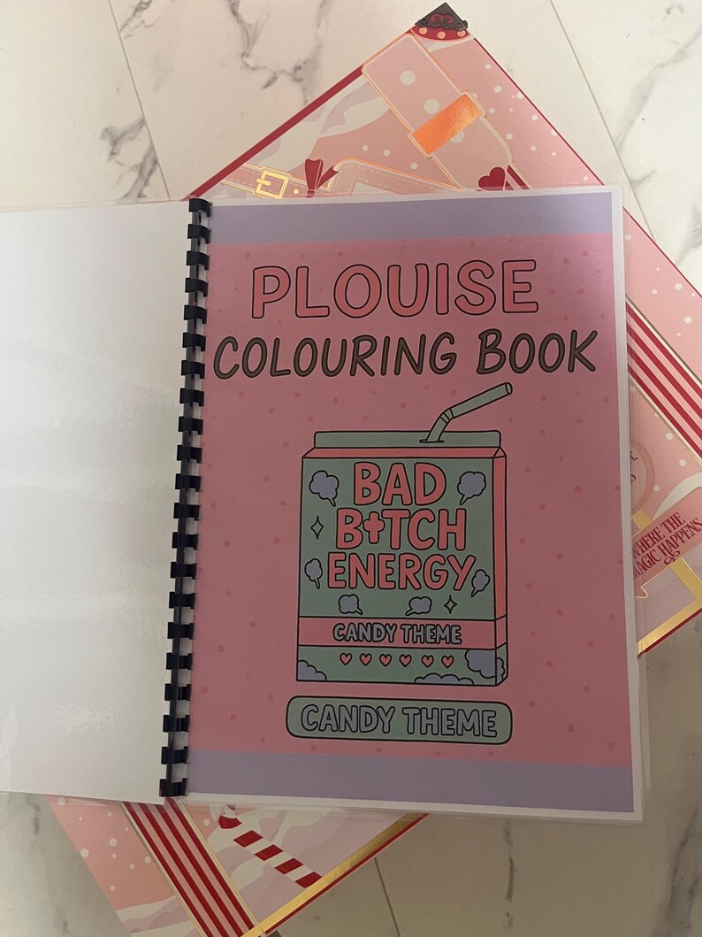 Personalized Makeup Colouring Book | P. Louise Style Activity Book ...