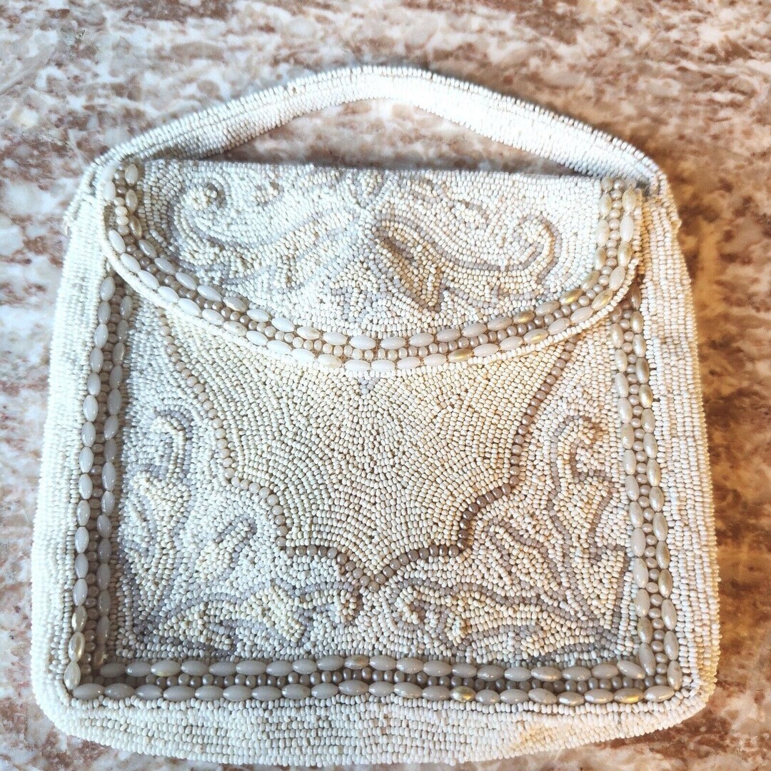 Flapper, Art Deco 1920s Seed & Tubular Beaded Purse, Antique - Etsy